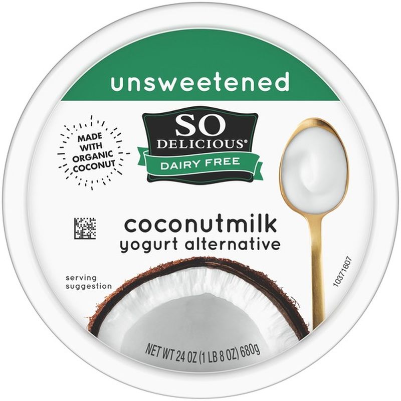 So Delicious Dairy Free Unsweetened Plain Coconutmilk Yogurt (24 oz ... So Delicious Dairy Free Unsweetened Plain Coconutmilk Yogurt (24 oz ...