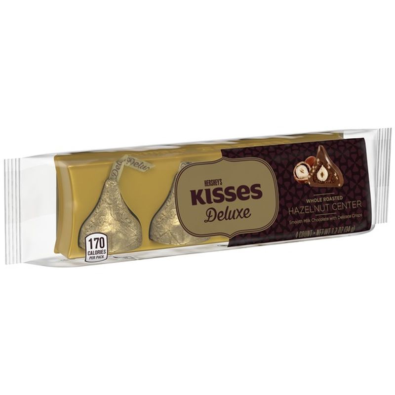 Hershey's Kisses Deluxe with Hazelnut Center Chocolate (1.2 oz) - Instacart