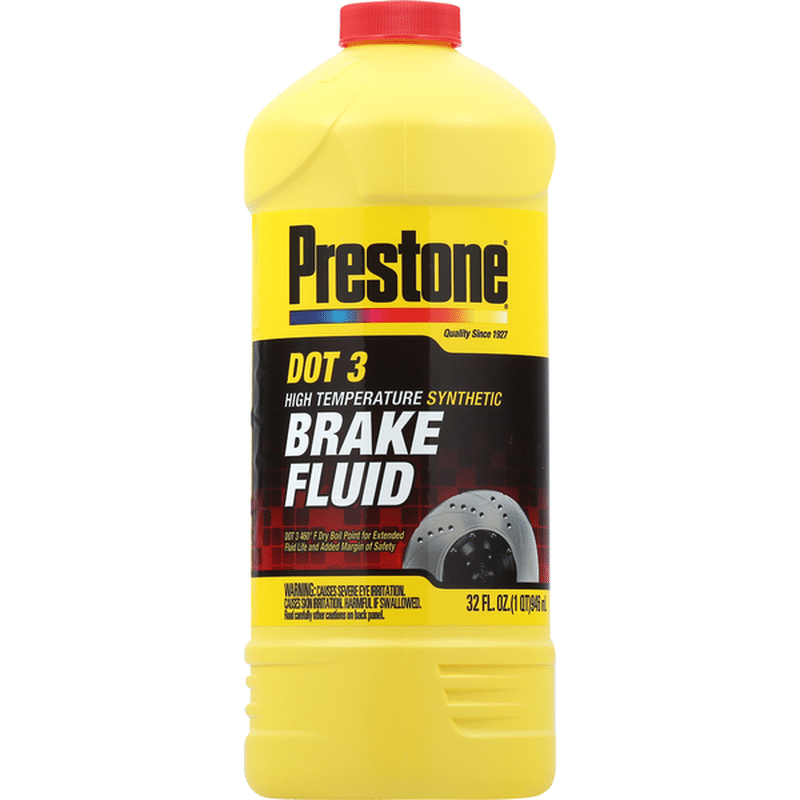Prestone Brake Fluid, Dot 3 (32 oz) - Instacart
