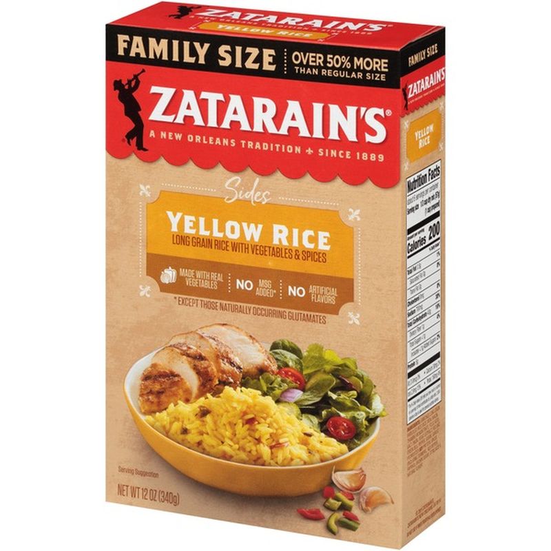 Zatarain's® Family Size Yellow Rice (12 oz) - Instacart
