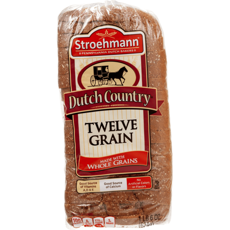 Stroehmann Dutch Country Bread Twelve Grain (22 oz) - Instacart