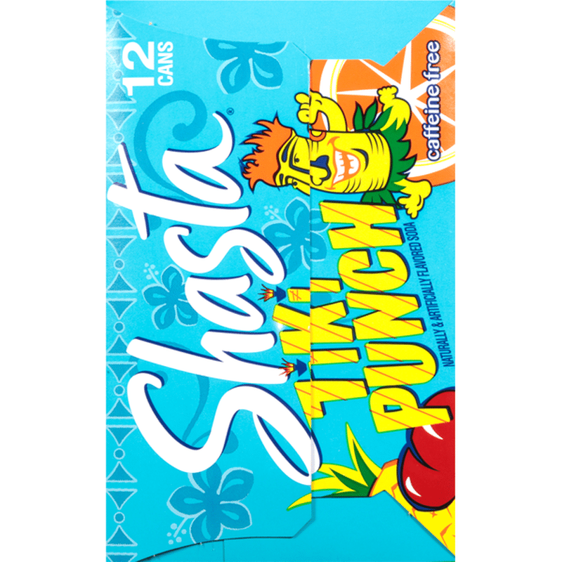 Shasta Soda, Caffeine Free, Tiki Punch (12 fl oz) Delivery or Pickup ...