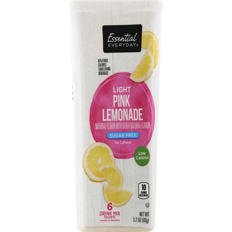 Essential Everyday Drink Mix, Sugar Free, Light, Pink Lemonade (6 each ...