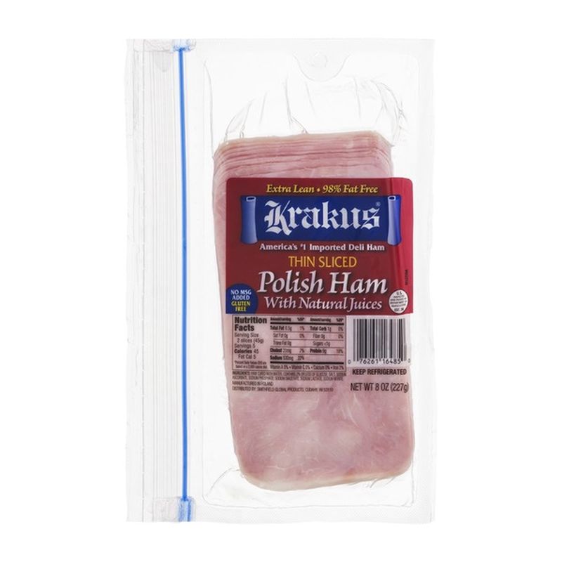 Krakus Ham, Polish, Thin Sliced (8 oz) - Instacart