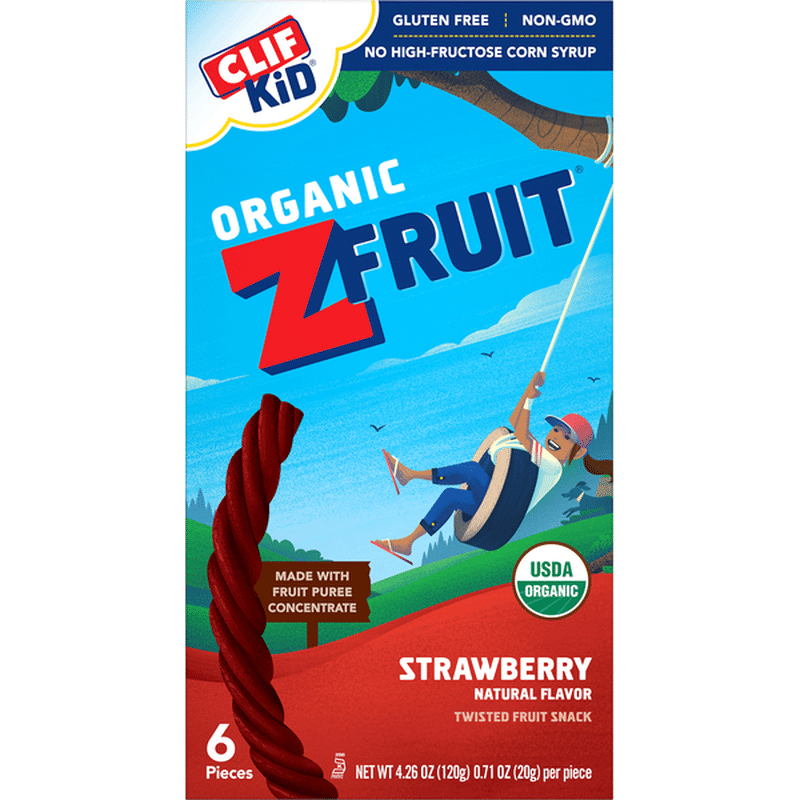 CLIF Kid Organic Strawberry Twisted Fruit Rope (0.71 oz) - Instacart