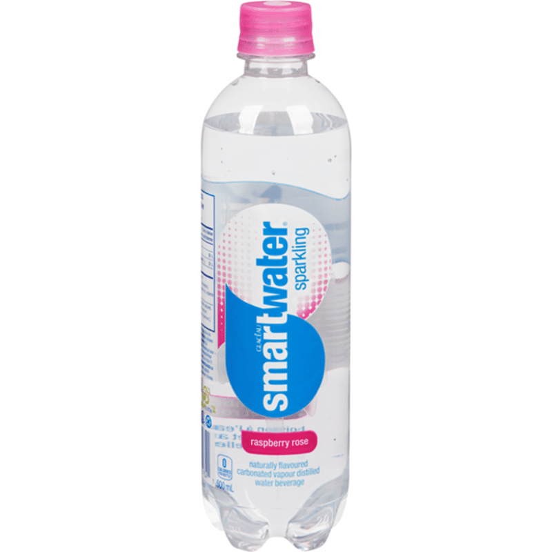 Glaceau Vitaminwater Raspberry Smartwater Sparkling Water (500 ml ...