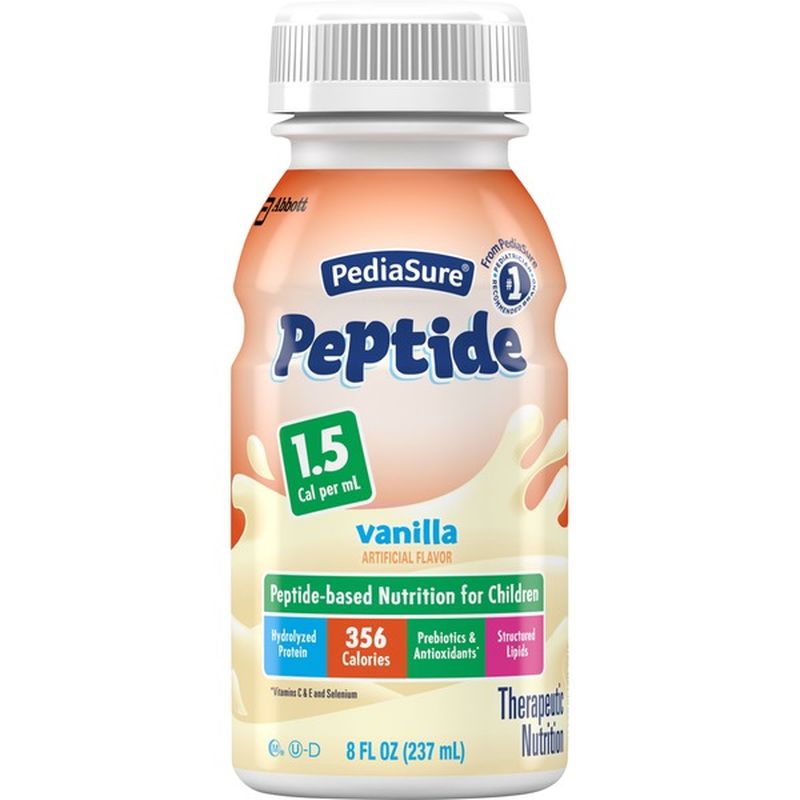 PediaSure Peptide Therapeutic Nutrition Shake Vanilla Ready-to-Drink ...