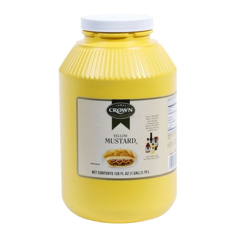 Crown Collection Yellow Mustard (128 fl oz) - Instacart