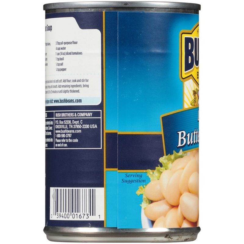 Bush's Best Large Butter Beans (16 oz) - Instacart