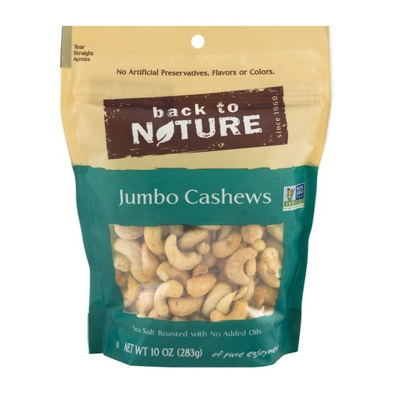Back to Nature Jumbo Cashews (10 oz) - Instacart