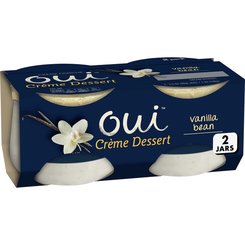 Oui Creme Dessert, Vanilla Bean, 2 Pack (2 each) - Instacart