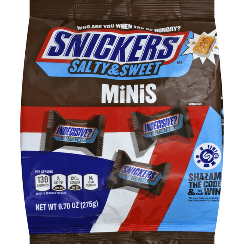 Snickers Bar, Salty & Sweet (9.7 oz) - Instacart
