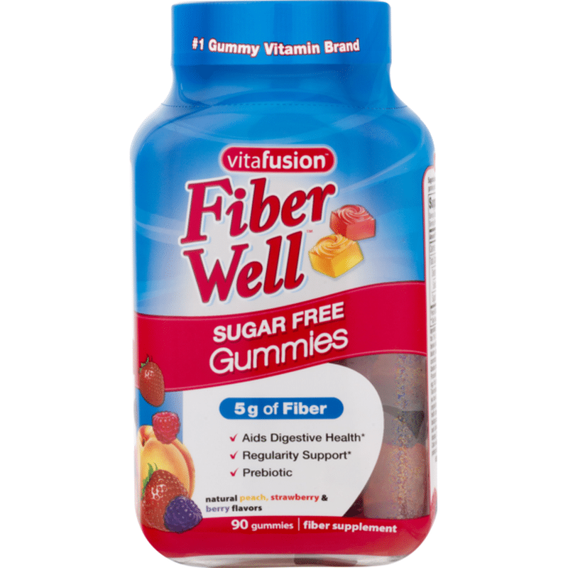 VitaFusion Fiber Well Gummy Vitamins, 90 Ct (90 ct) - Instacart