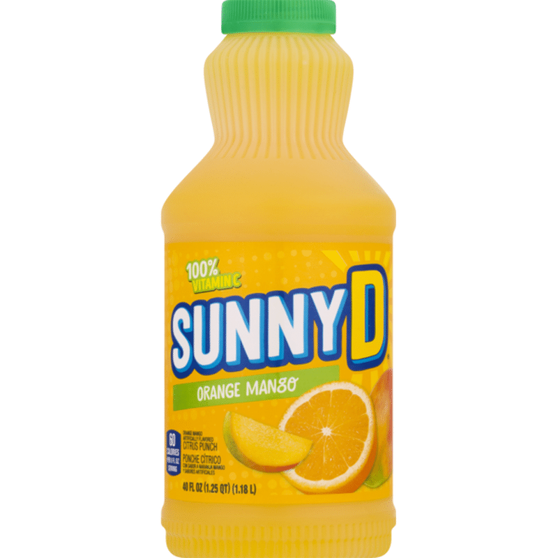 Sunny D Citrus Punch Orange Mango (40 fl oz) - Instacart