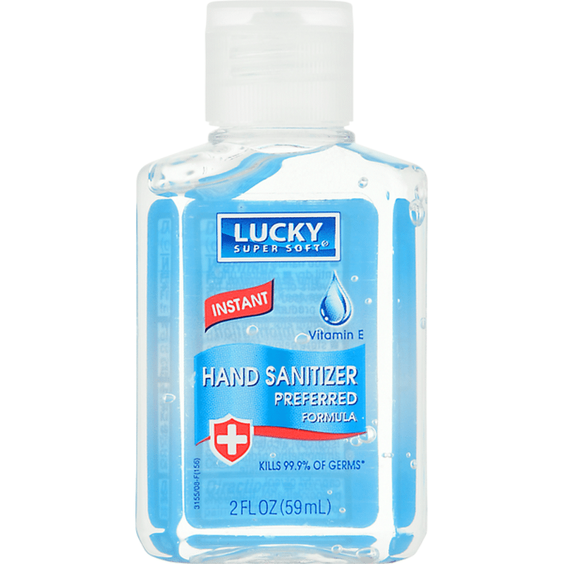 Lucky Super Soft Hand Sanitizer, Vitamin E, Preferred Formula, Instant ...