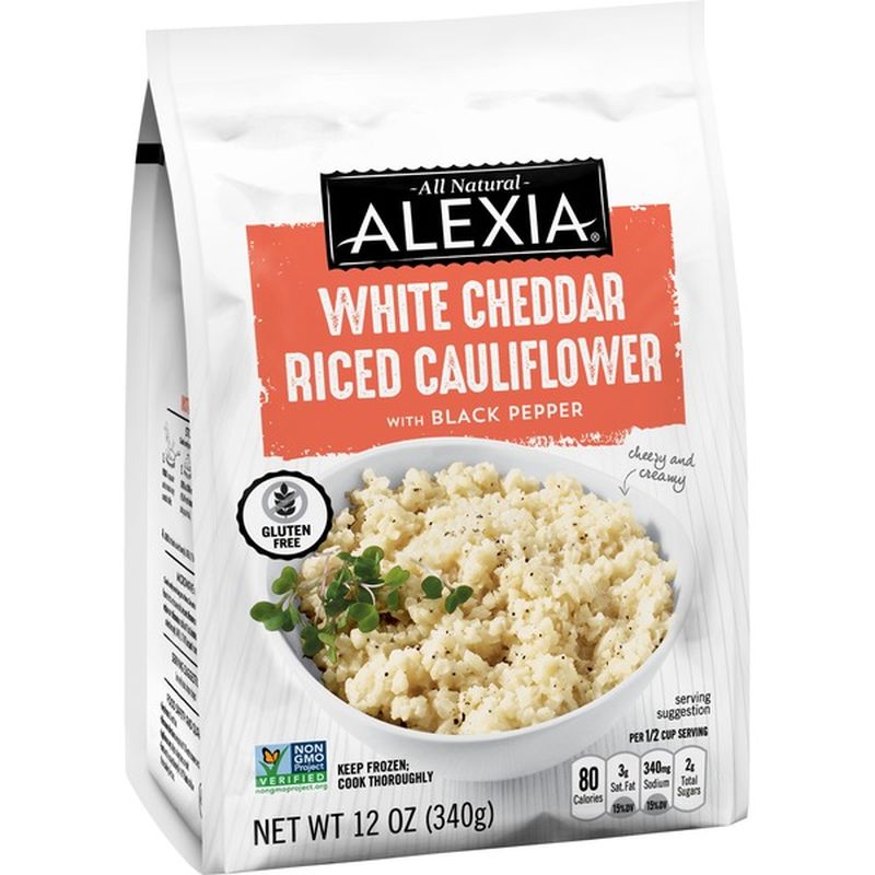 Alexia White Cheddar Riced Cauliflower (12 oz) - Instacart