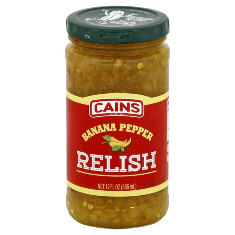 Cains Relish, Banana Pepper (12 oz) - Instacart