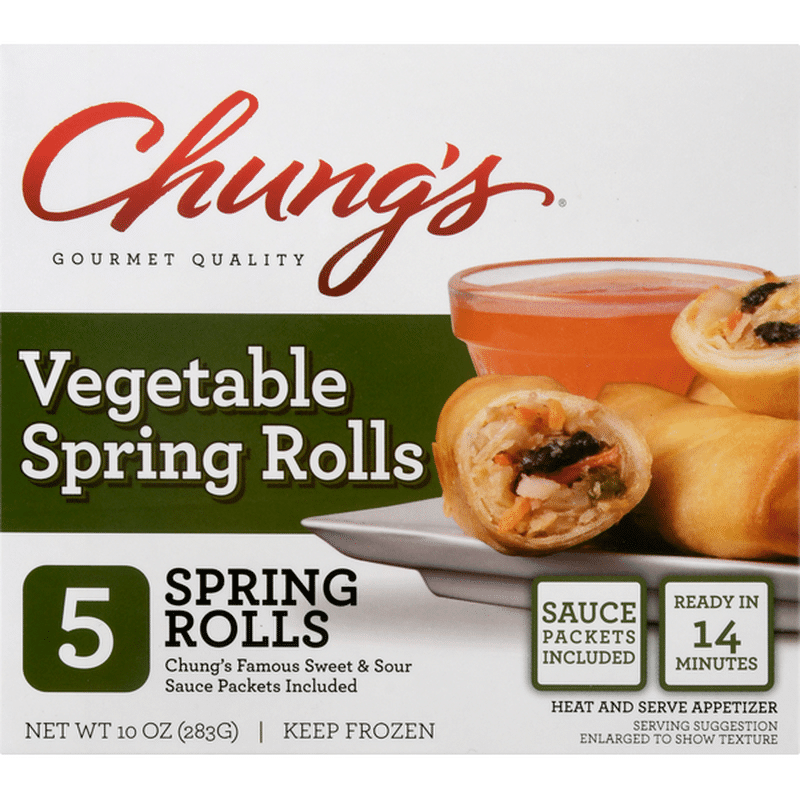 Chungs Vegetable Spring Rolls (1.9 oz) - Instacart