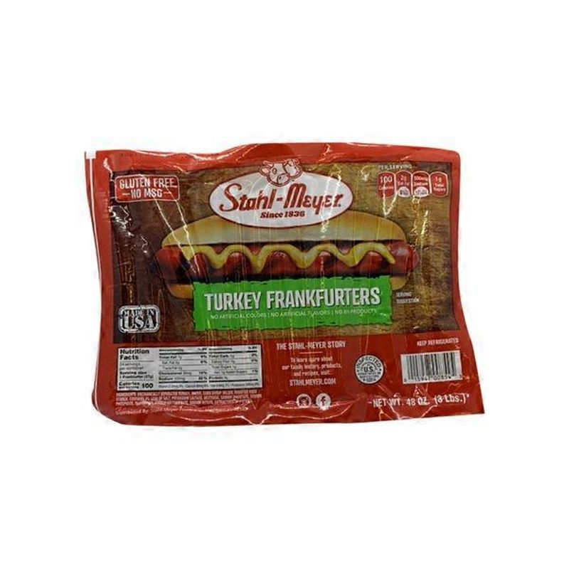 Stahl-Meyer Turkey Franks (3 lb) - Instacart