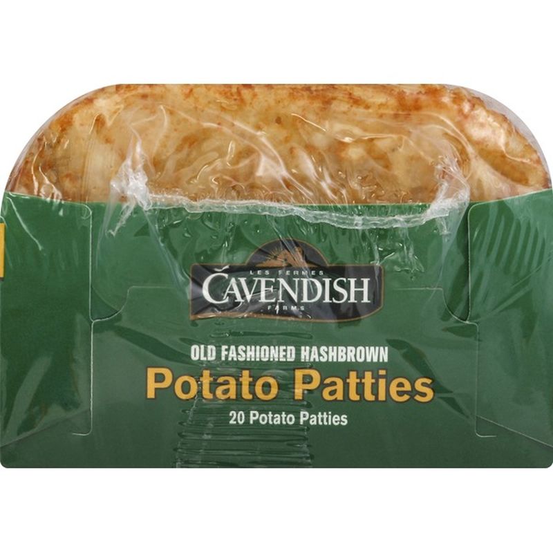 Cavendish Farms Potato Patties, Old Fashioned Hashbrown (20 each ...