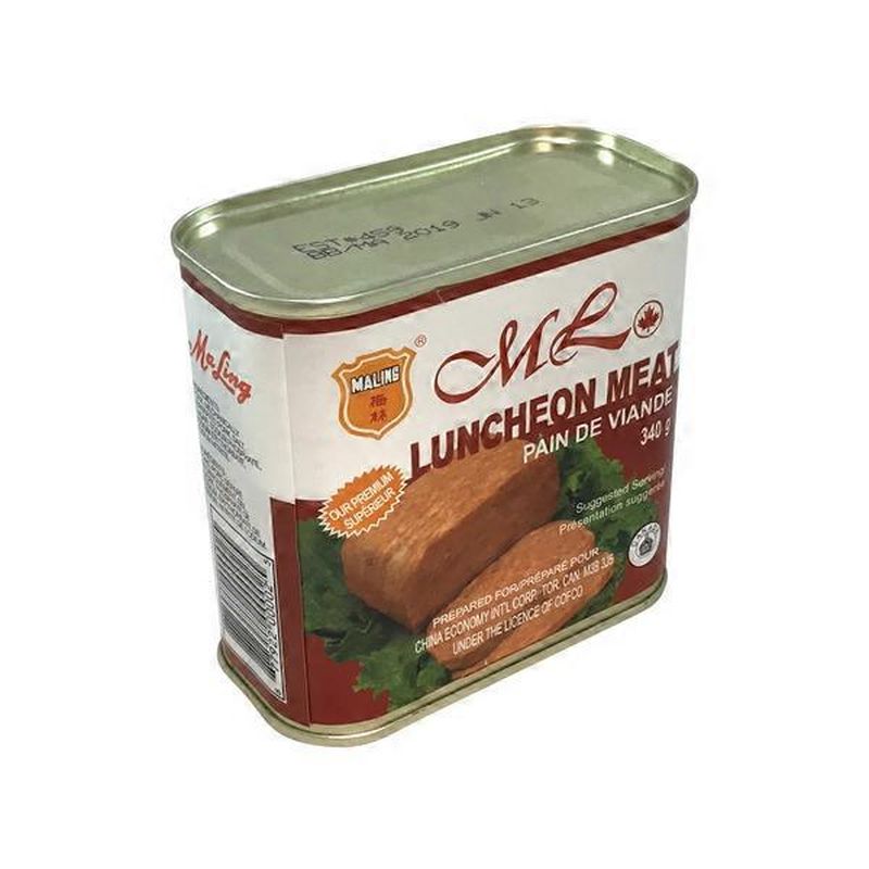 Ma Ling Premium Luncheon Meat (340 g) - Instacart