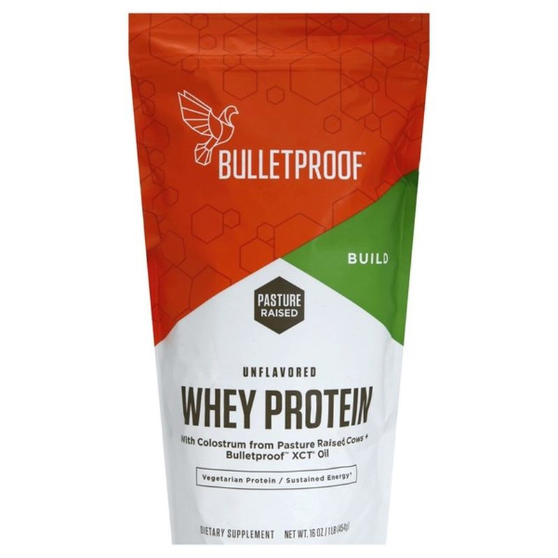 Bulletproof Whey Protein, Unflavored (16 oz) - Instacart