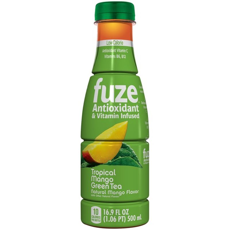 Fuze Tropical Mango Green Tea (16.9 fl oz) - Instacart