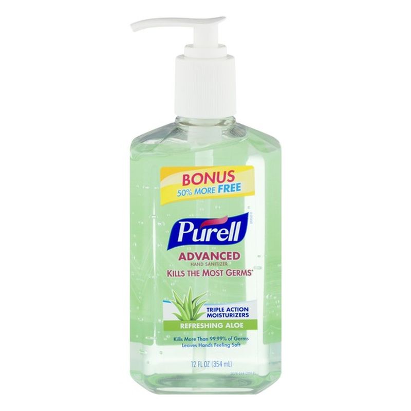 Purell Advanced Hand Sanitizer Refreshing Aloe (12 fl oz) - Instacart