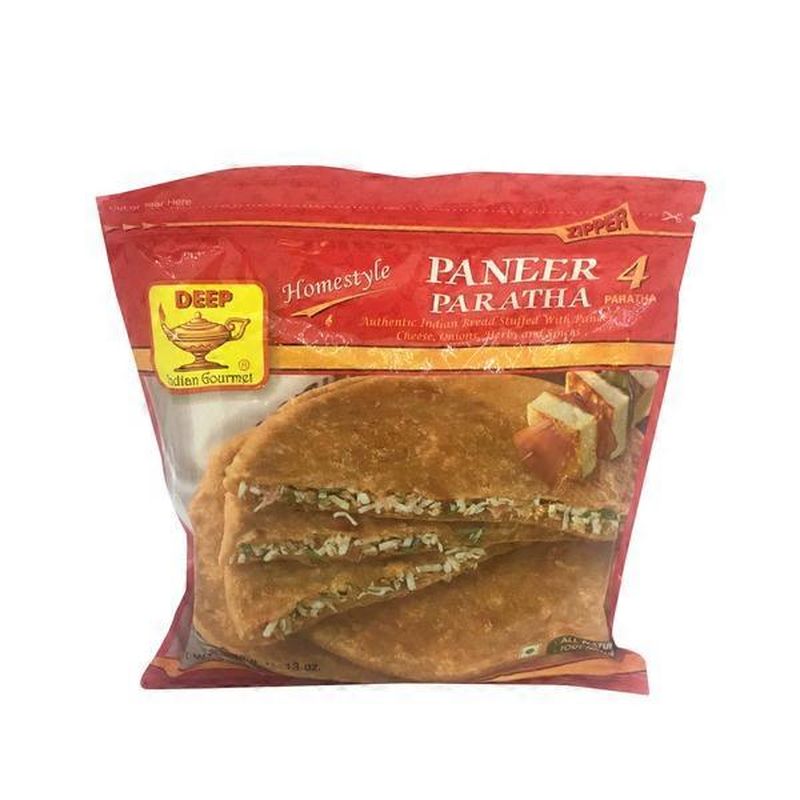 Deep Indian Gourmet Paneer Paratha (13 oz) - Instacart
