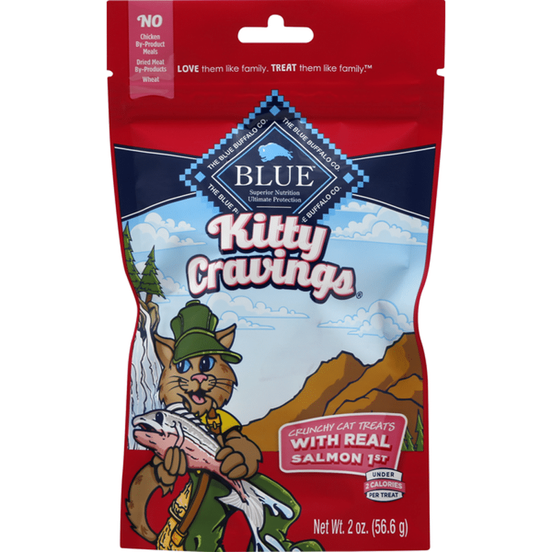 Blue Cat Treats, with Real Salmon 1st, Crunchy (2 oz) - Instacart