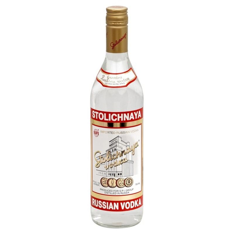 Stolichnaya Russian Vodka (750 ml) - Instacart