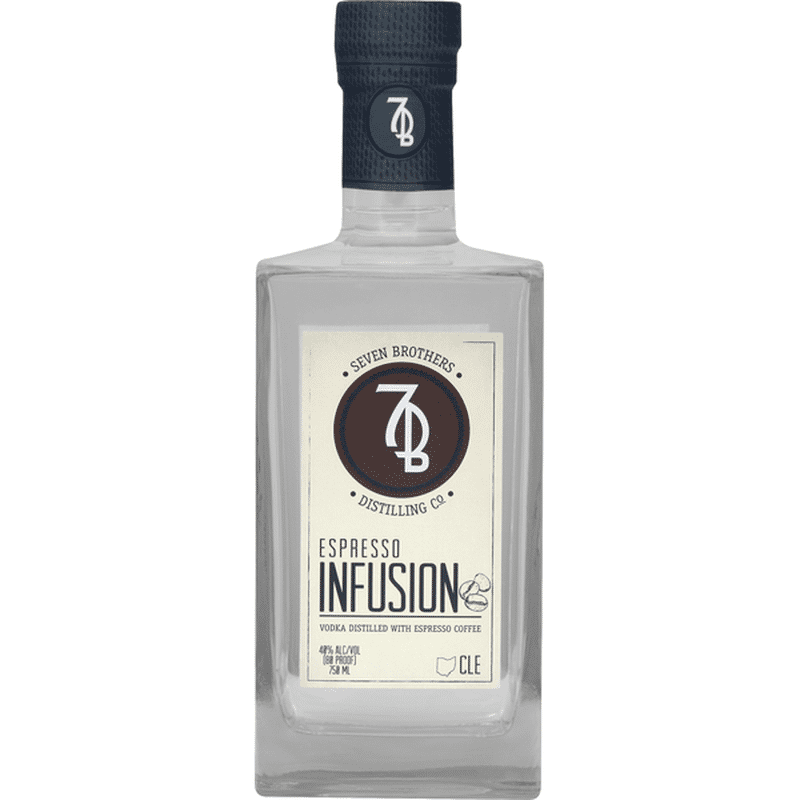 Seven Brothers Vodka, Espresso Infusion (750 ml) - Instacart