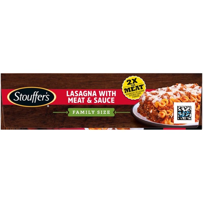Stouffer's Family Size Lasagna with Meat & Sauce Frozen Meal (38 oz ...