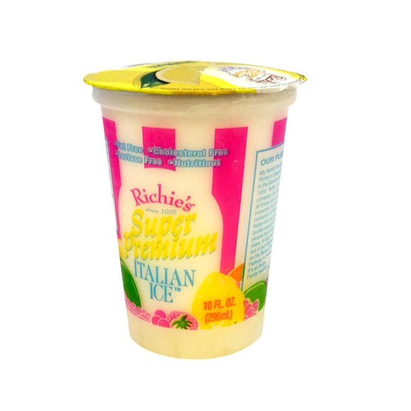 Richie's Super Premium Italian Ice Lemon (10 fl oz) - Instacart