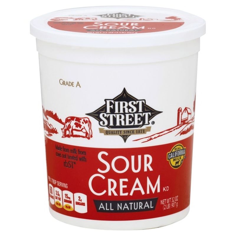 First Street Sour Cream (32 oz) - Instacart
