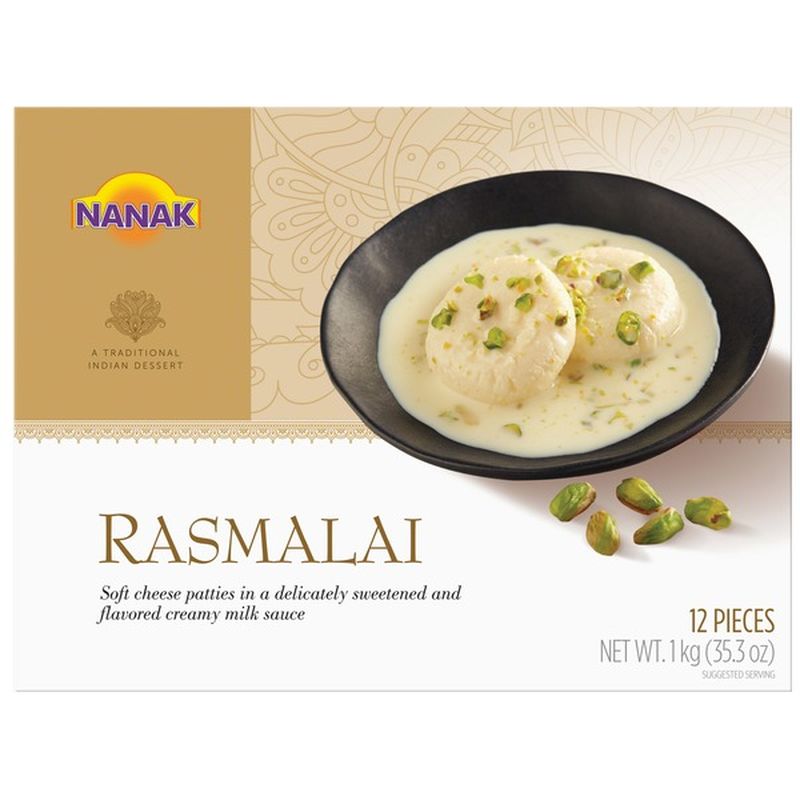 Nanak's Rasmalai Traditional Indian Dairy Dessert (1000 g) - Instacart