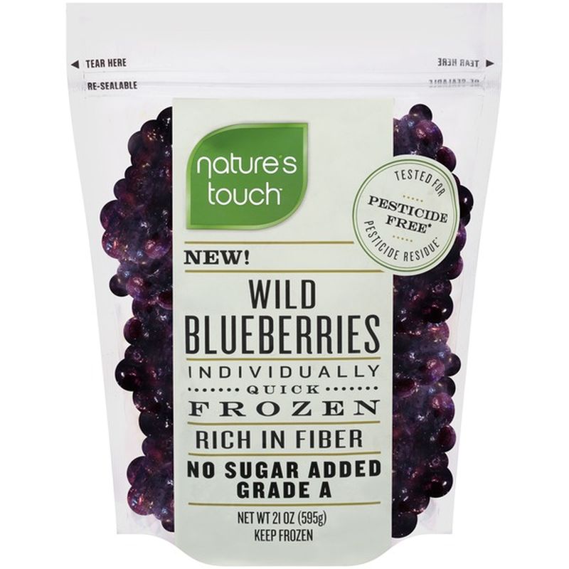 Natures Touch Individually Quick Frozen Wild Blueberries (21 oz ...