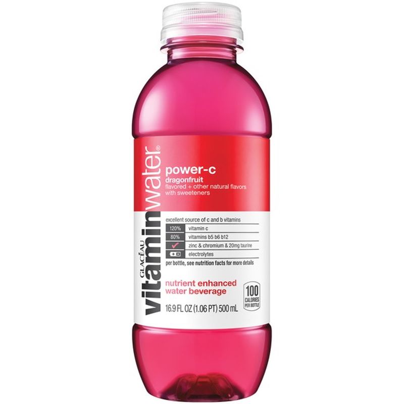 vitaminwater Power-C, Dragonfruit Bottle (16.9 oz) - Instacart