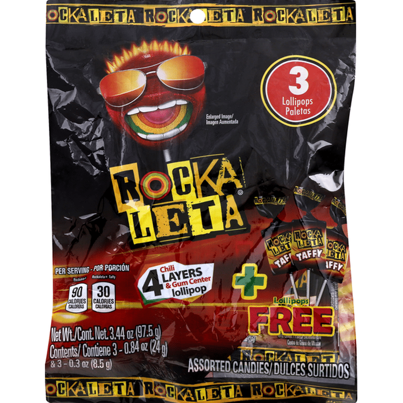 Rockaleta Candies, Assorted (3.44 oz) - Instacart