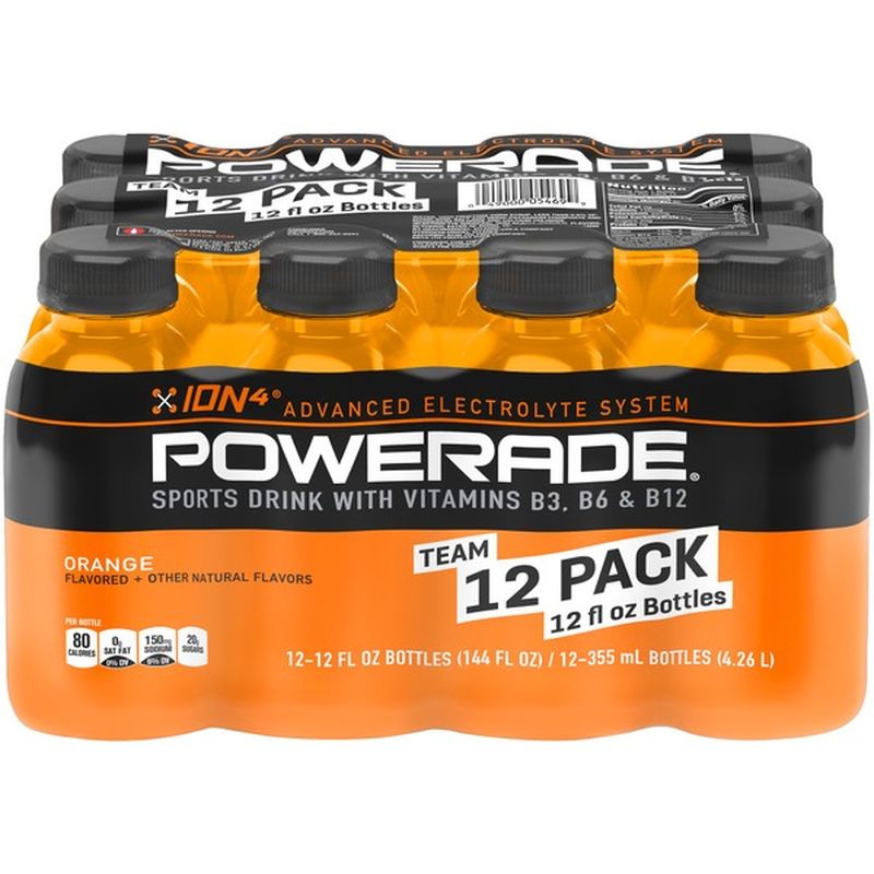 Powerade Orange Bottles (12 oz) - Instacart