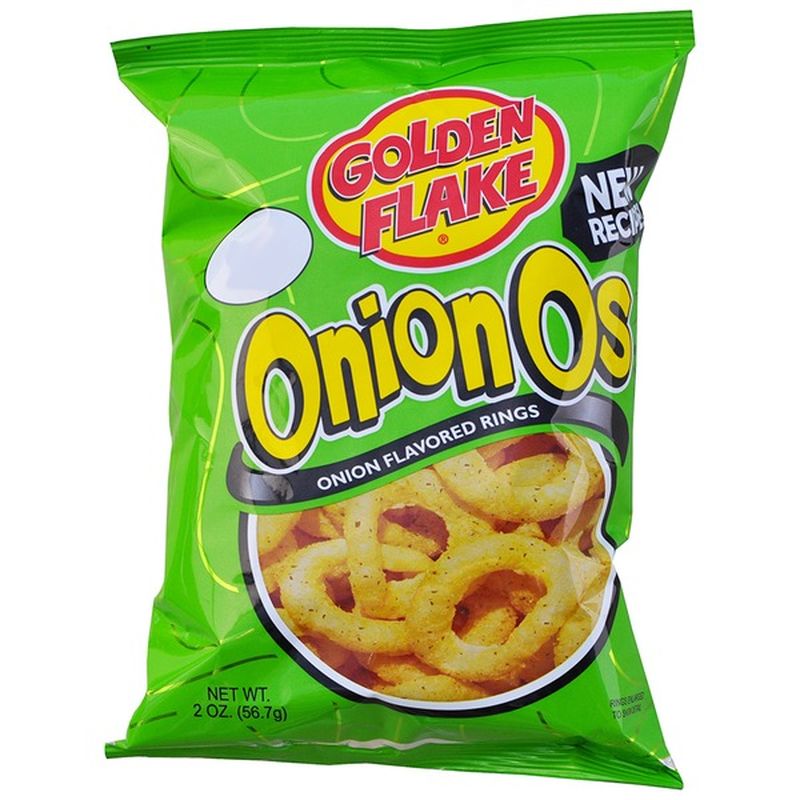 Golden Flake Onion Os Onion Flavored Snack (2 oz) - Instacart