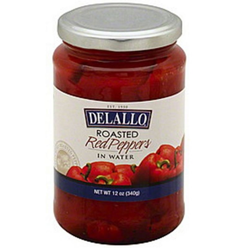 DeLallo Roasted Red Peppers (1 lb) - Instacart