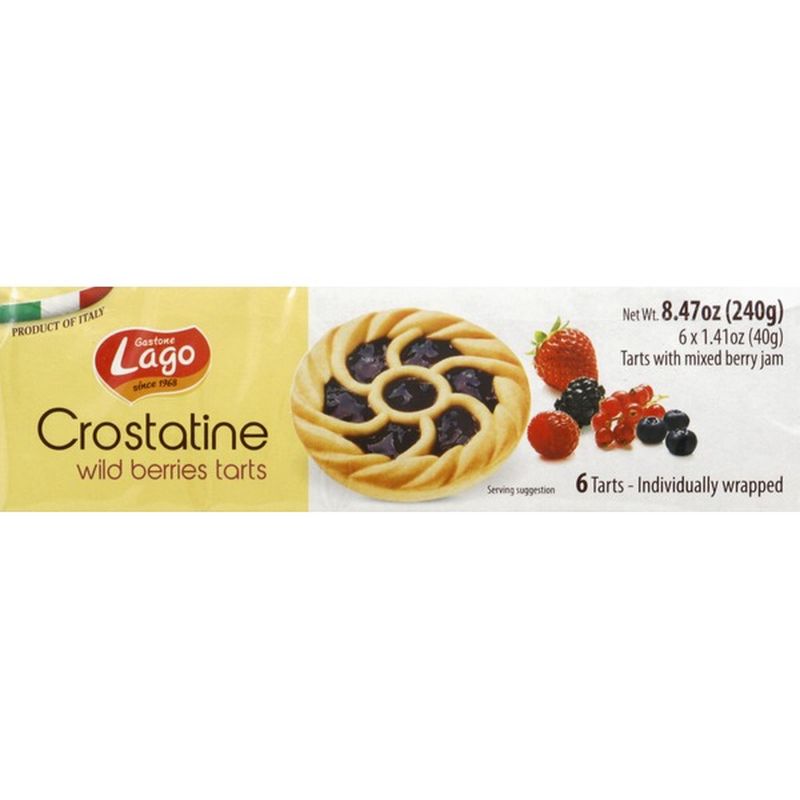 Gastone Lago Tarts, Wild Berries, Crostatine (6 each) - Instacart