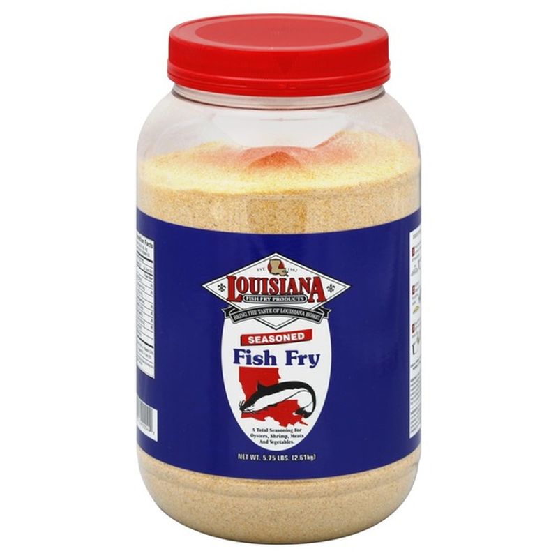 Louisiana Fish Fry Products Seafood Breading Mix, Fish Fry, Crispy ...