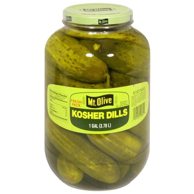 Mt. Olive Kosher Dills (128 oz) - Instacart