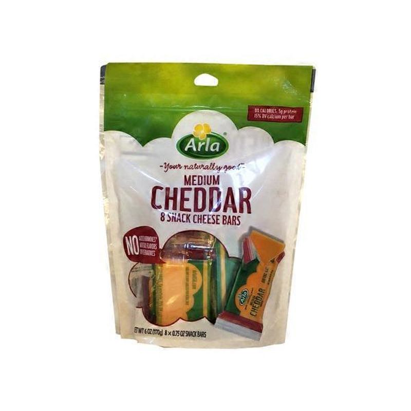 Arla Cheddar Cheese Snack Bars (6 oz) - Instacart