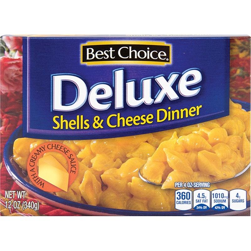 Best Choice Deluxe Shells & Cheese Dinner (12 oz) - Instacart