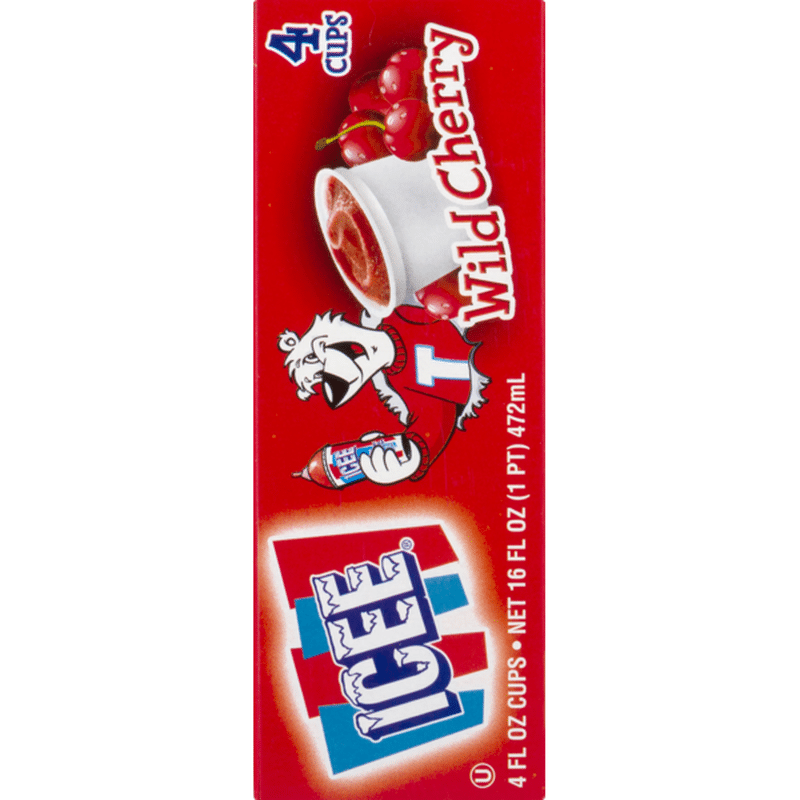 Icee Frozen Beverage, Wild Cherry, Box (4 fl oz) - Instacart