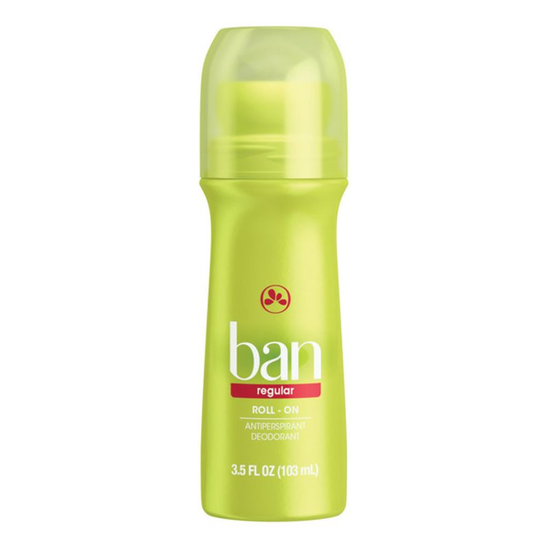 Ban Regular Scent Invisible Roll-On Deodorant for Women and Men, All ...