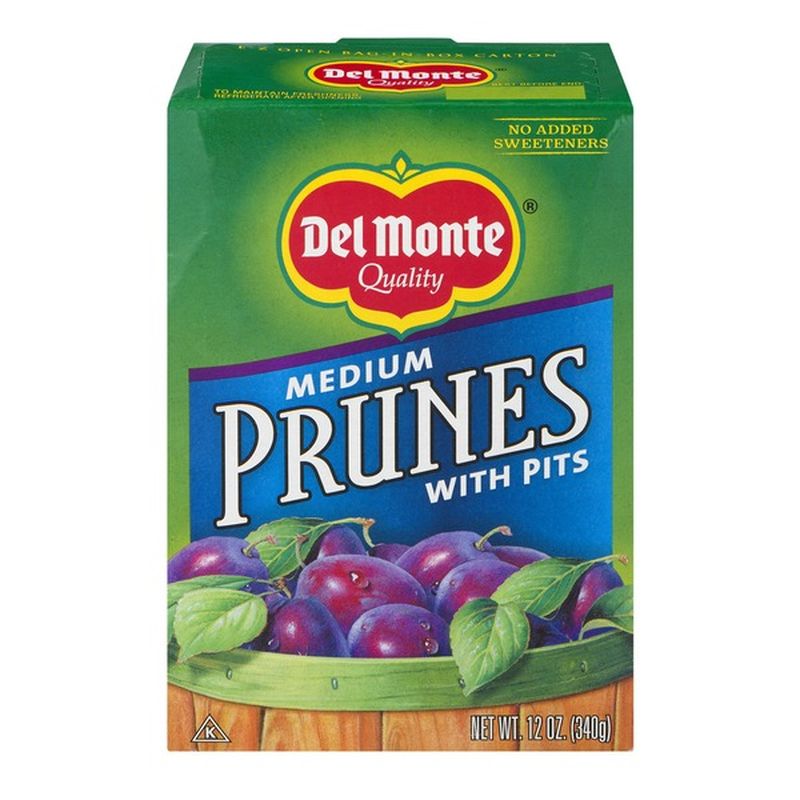 Del Monte Medium Prunes With Pits (12 oz) - Instacart